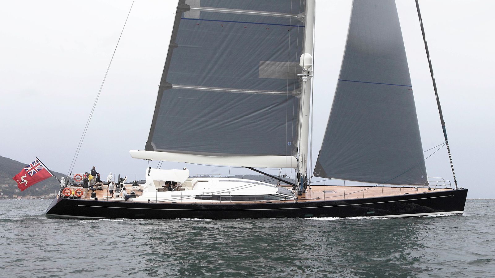 38m Perini Navi sailing superyacht Dahlak delivered